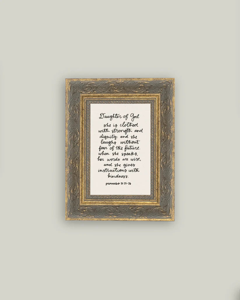 Proverbs 31 Framed Wall Art – Wildfire Hygge Goods
