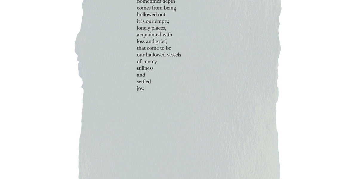 Settled Joy Poem Handemade Print – Wildfire Hygge Goods